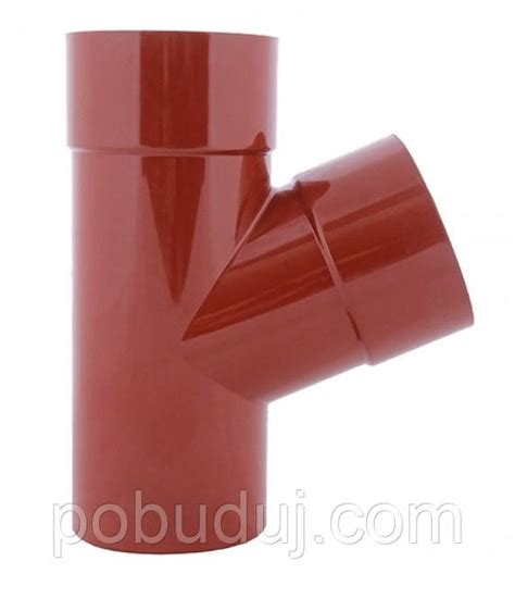 Тройник 60° PROFiL 100 красный, ціна 518.70 грн — Prom.ua (ID#213679295)