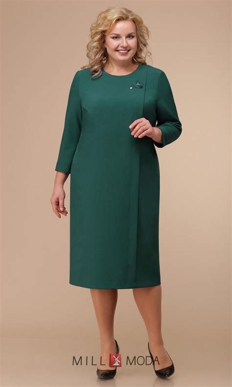 Платье Линия Л Б-1764зел | Pretty women dresses, Women dresses classy ...