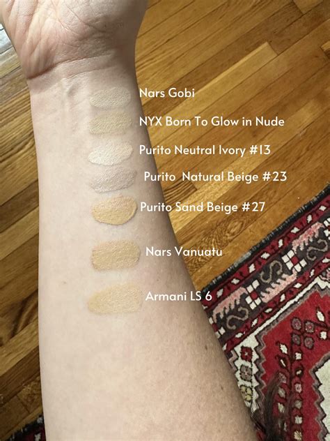 Got a request for Purito BB cream swatches. I’m getting over being sick ...