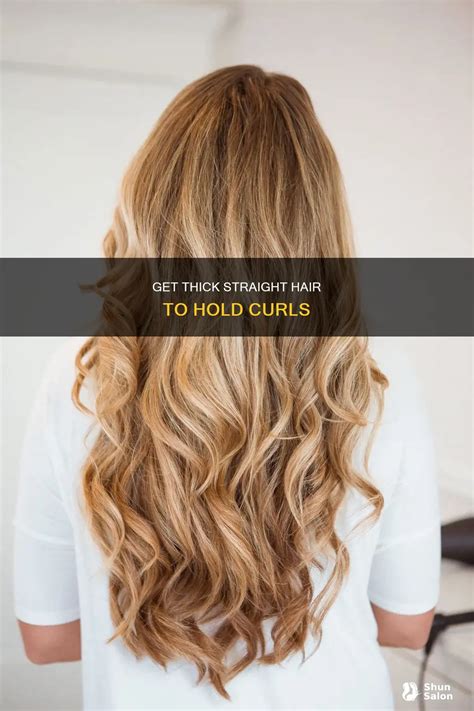 Get Thick Straight Hair To Hold Curls | ShunSalon