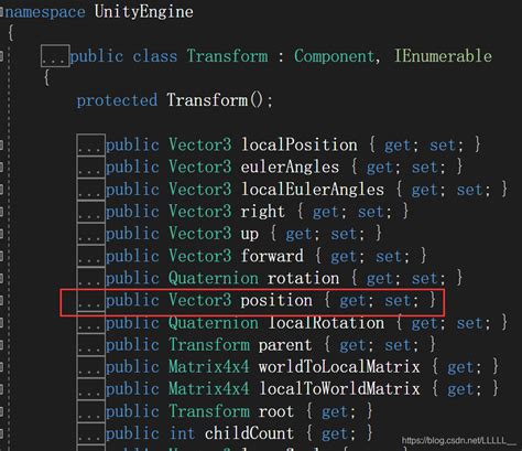 Unity中为什么不能对transform.position.x直接赋值？_unity transform.position-CSDN博客