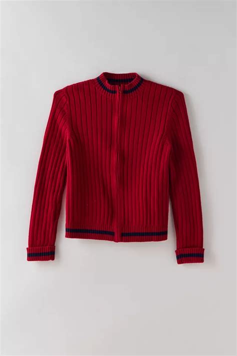 Vintage Zip-Up Sweater | Urban Outfitters
