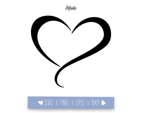 Heart Svg Png Eps, Heart Png, Heart Clipart, Heart Vector, Heart ...