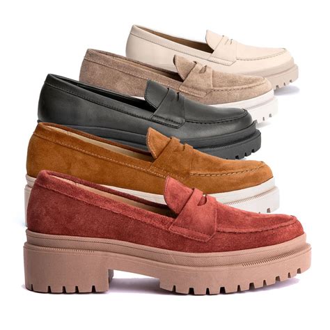Zoe Chunky Loafer | Chunky loafer, Loafers, Canvas shoes