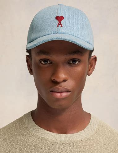 AMI PARIS cap in washed cotton for men spring-summer 2024