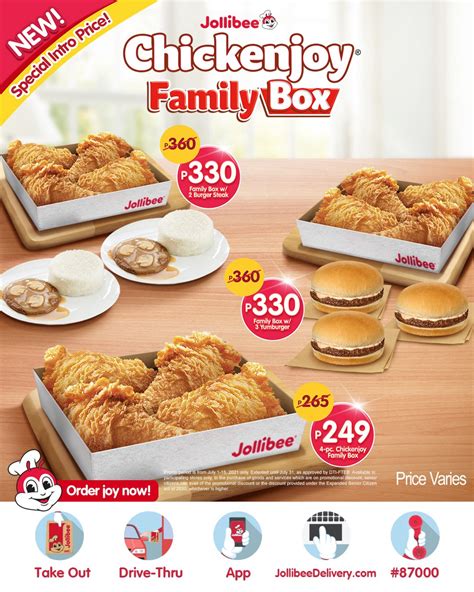 EXTENDED || Special Introductory Price: New Jollibee Chickenjoy Family Box