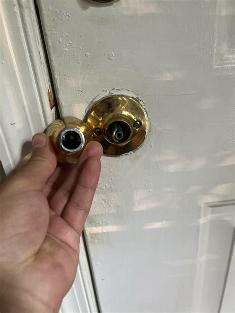 Doorknob came off. Anyone know how to fix? : r/howto