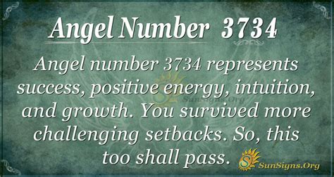 Angel Number 3734 Meaning: Prosperity Overflow - SunSigns.Org
