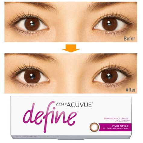 1 Day Acuvue DEFINE Vivid Style - Brown by Johnson & Johnson – Lensza