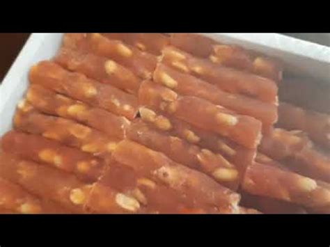 Рахат лукум палочки с арахисом с вкусом абрикос - YouTube