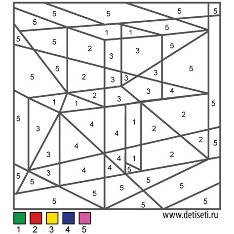 Разукрашка По Клеточкам И Цифрам