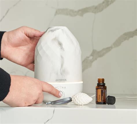 Диффузор doTERRA Volo белый мрамор для эфирных масел купить с ...