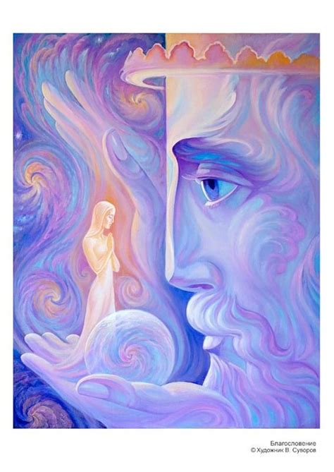 Картины художника Владимира Суворова | Arte cósmica, Arte de anjo, Arte ...