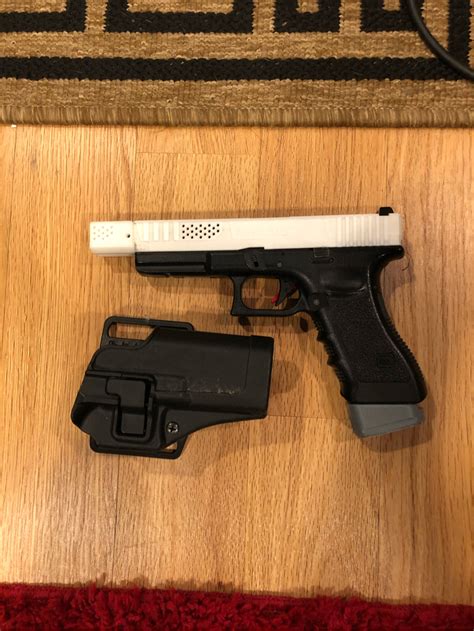 SOLD Hijack Airsoft 3D printed Nylon Glock 17 Hybrid Slide Tokyo Marui ...