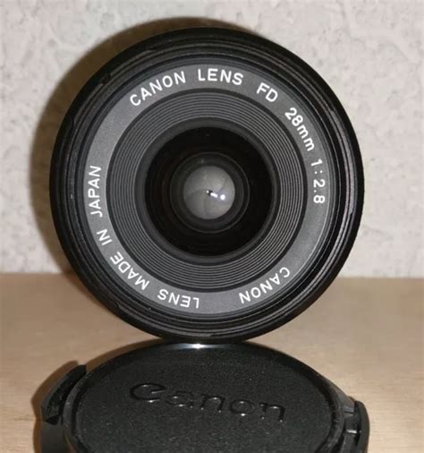 CANON 28MM/2.8 FD Lens Objektiv analoge und digitale Spiegelreflex ...
