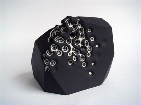 Erosion: Layered Porcelain Sculptures Sandblasted to Mimic Biological ...