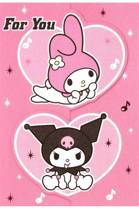 Картинки куроми мелоди и hello kitty
