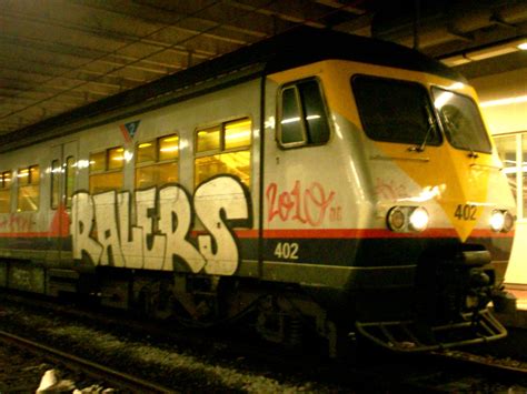 FUCK THE POLICE Art On Train