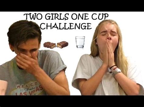 TWO GIRLS ONE CUP CHALLENGE FT. ANDREAS | Christine-Marie - YouTube