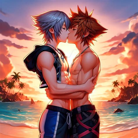 Sora x Riku Kingdom Hearts Boy Love (Adopted!) by gaggedguyropeworks on ...