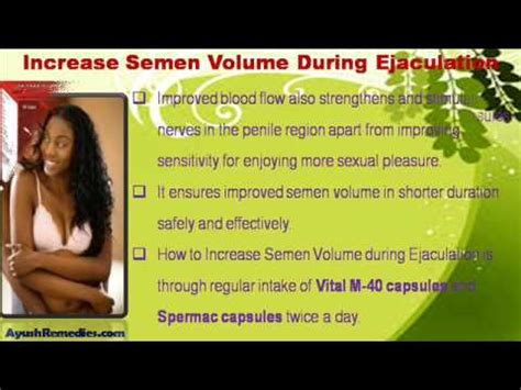 How To Increase Semen Volume During Ejaculation? - YouTube