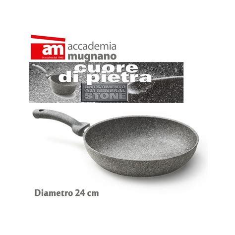 Padella antiaderente in pietra cm.24 Accademia Mugnano Linea
