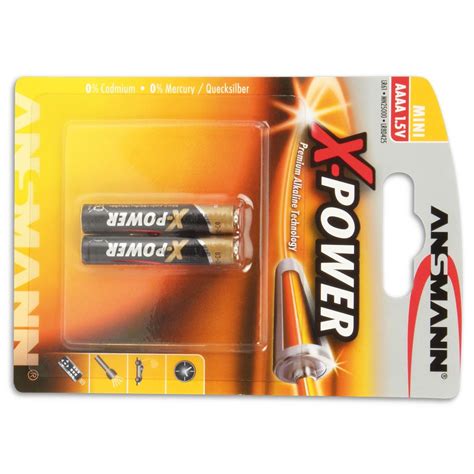 Батарейка ANSMANN X-POWER AAAA LR61 Alkaline в Астане. батарейки от ...