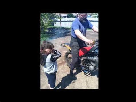 Катаю дочку на кастомной эндуре - YouTube
