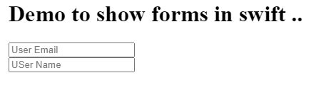 Swift forms | Creating Swift forms using SwiftForms Library