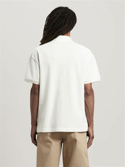 Logo Polo in white - Palm Angels® Official