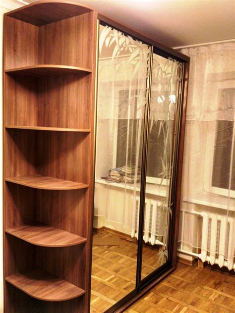 Заказать шкаф купе "Фантазия" с угловыми полками