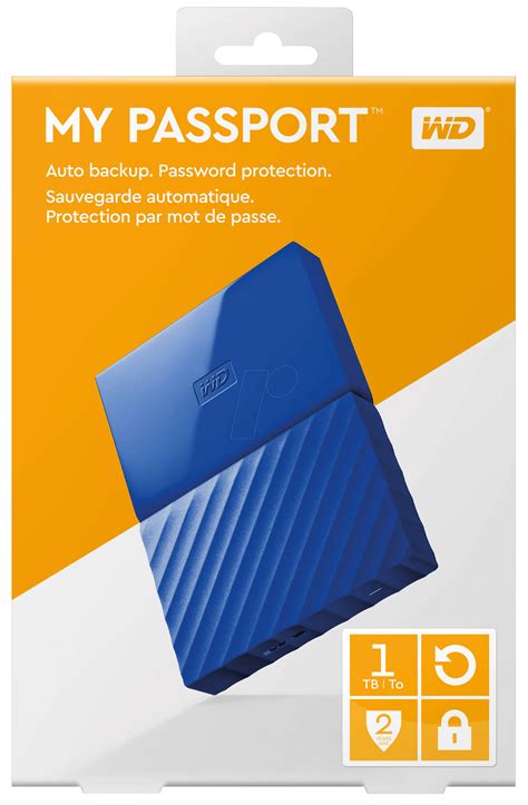 WDBYNN0010BBL: WD My Passport 1TB blau bei reichelt elektronik