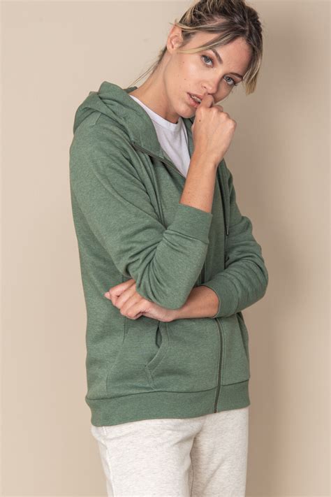 Campera deportiva - Verde Melange — BAS | Basic & Simple