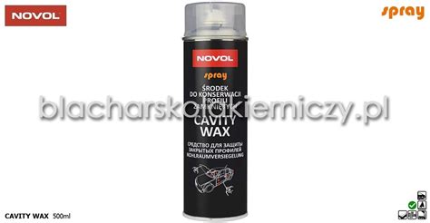 NOVOL SPRAY CAVITY WAX 500ml Środek do Konserwacji Profili Zamkniętych ...