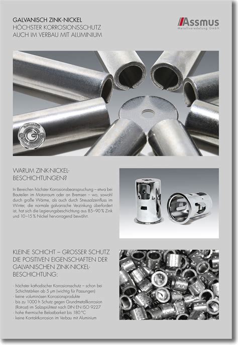 Galvanisch Zink-Nickel - Assmus Metallveredelung