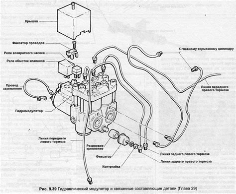 Компоненты АБС — снятие и установка (Ауди 100 С3, 1982-1990, дизель ...