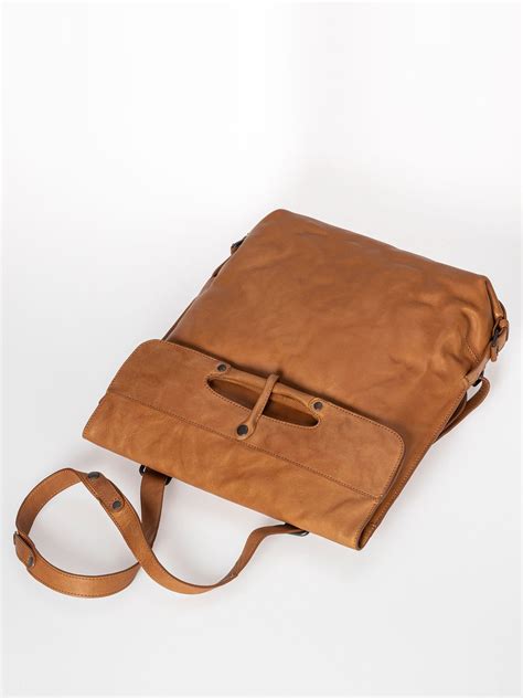 2in1 Lederrucksack / Tasche Mrs. Apple Strudle caramel - aunts & uncles