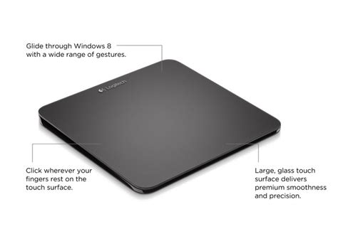 Logitech T650 Wireless Rechargeable Touchpad: Amazon.co.uk: Computers ...