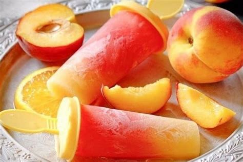 Вишнево-персиковый фруктовый лед, рецепт с фото — Вкусо.ру