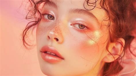 Premium Photo | Soft blushes and pastel eyeshadows enhance models look ...