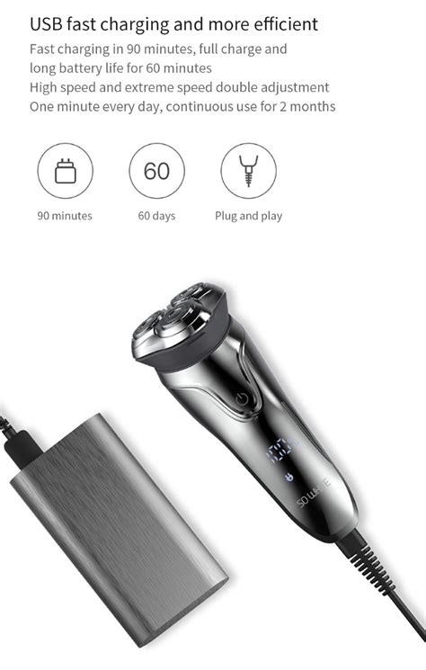 Xiaomi Soocas SO WHITE 3D Smart Electric Waterproof Shaver