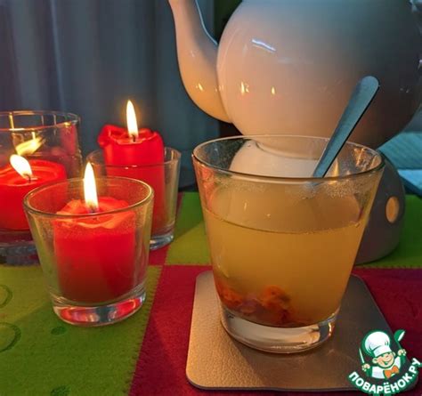 Чай с облепихой, имбирем и розмарином – кулинарный рецепт