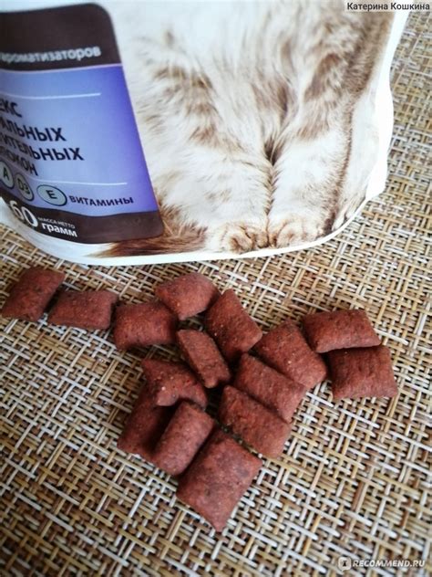 Лакомство для кошек Мнямс Хрустящие подушечки с начинкой "Выведение ...