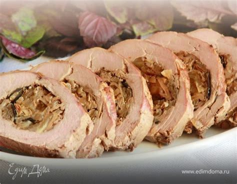 Свиное филе с луком и грибами — Пошаговый рецепт приготовления с фото ...