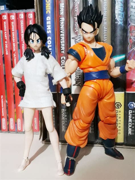 Decided to pose my Gohan figure with a custom Videl that I never ...