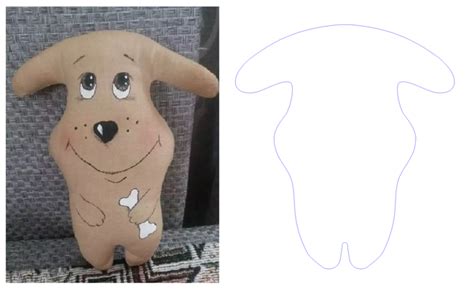 Как сшить игрушку собаку примитив? Выкройка? Animal Sewing Patterns ...