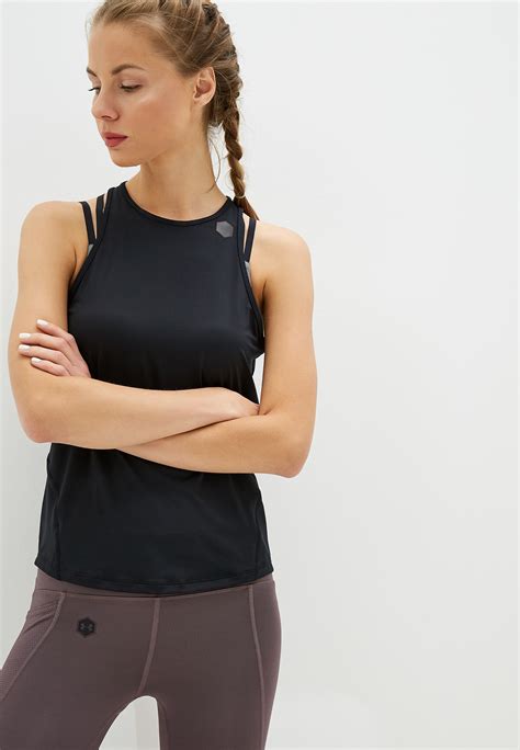 Майка спортивная Under Armour UA Rush Tank, цвет: черный, UN001EWGGHV8 ...