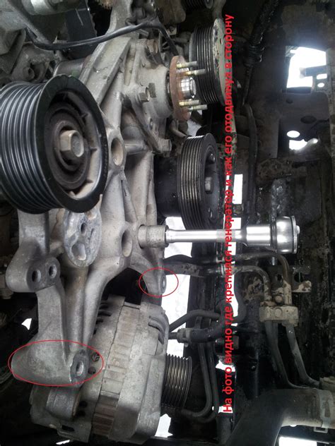 6G72 24 клапана — Замена ремня ГРМ, часть 1 — Mitsubishi Pajero (3G), 3 ...