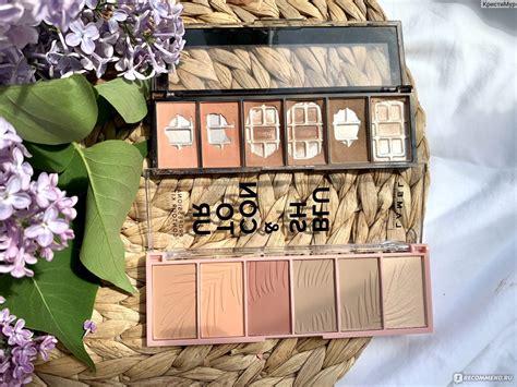 Палетка для контуринга Lamel Professional Blush&Contour - «Люблю ее на ...