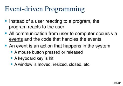 PPT - Sequential vs. Event-driven Programming PowerPoint Presentation ...